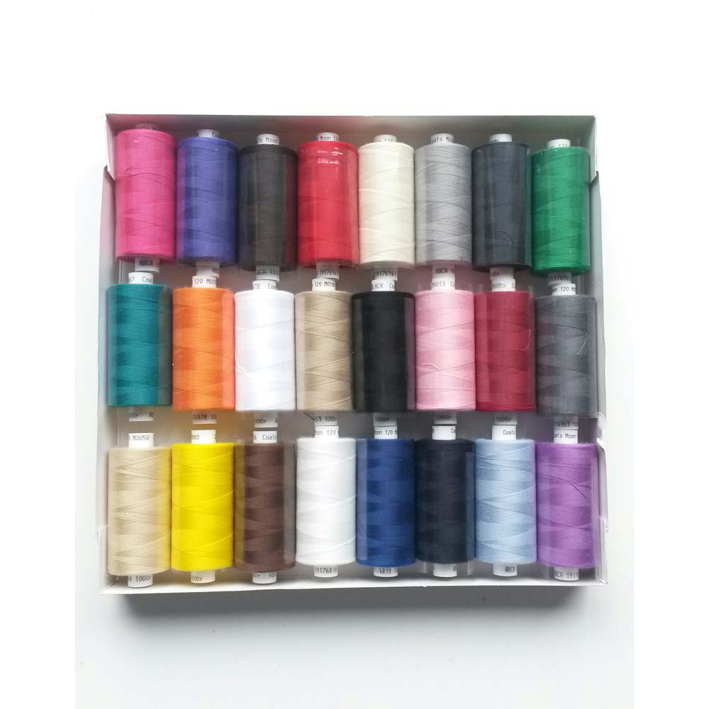 Coats Moon Thread Set of 24 - Marent Crafts Wholesale