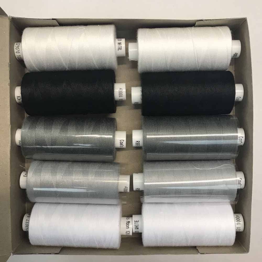 Coats Moon Sewing Machine Monochrome Thread | Marent Crafts UK