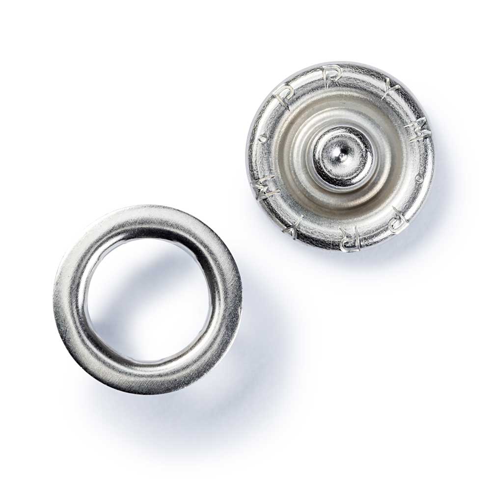 Prym Non-sew Press Fasteners JERSEY Retaining Ring, 10mm, Silver ...