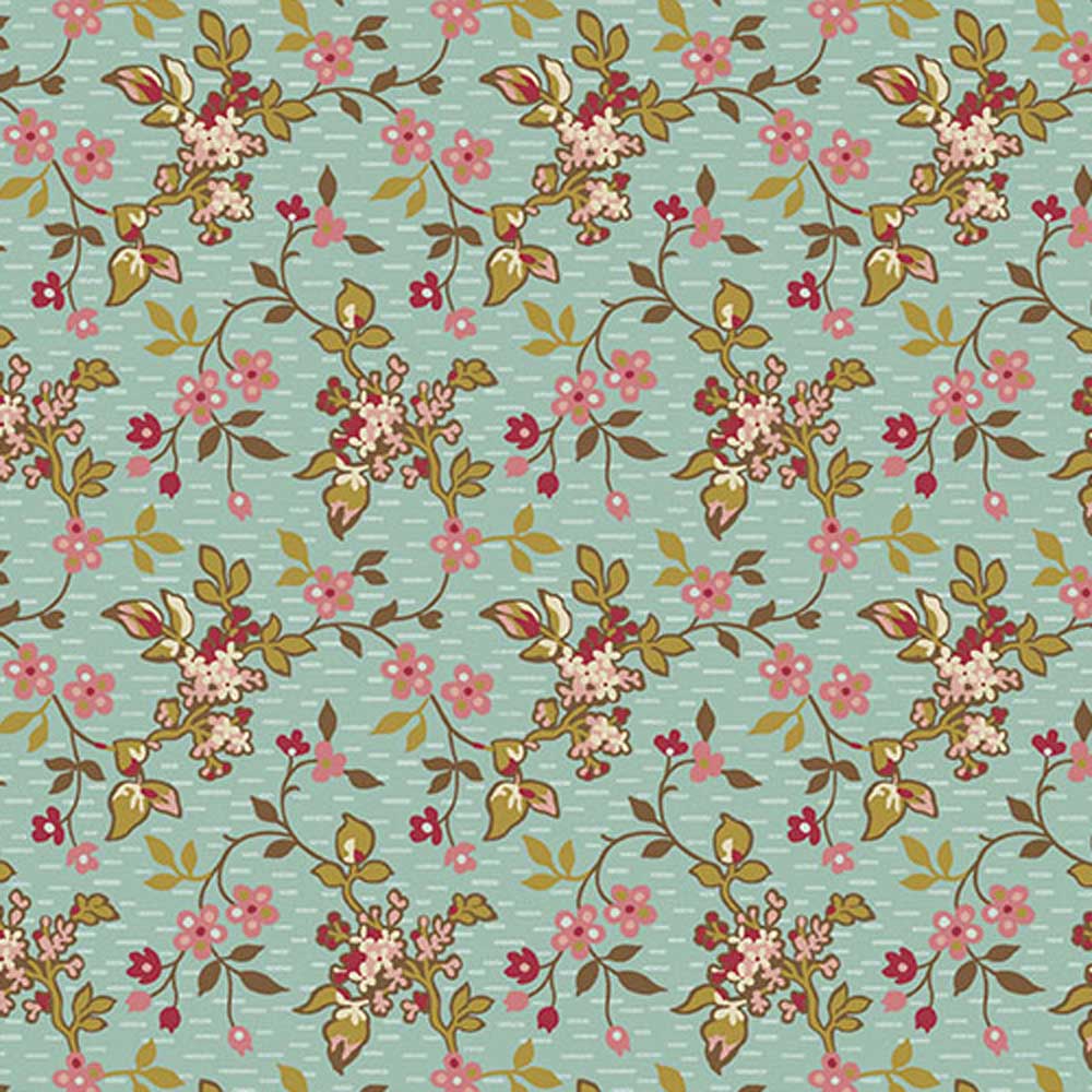 Makower Super Bloom Jasmine 2/9448B 50cm - Marent Crafts Haberdashery