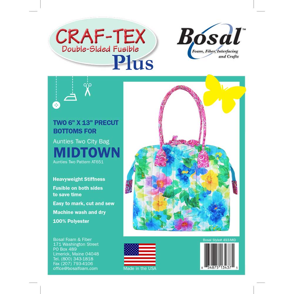 Bosal Midtown Bag Bottoms - Marent Crafts Haberdashery